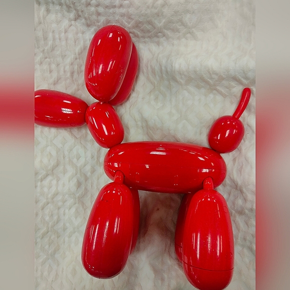 Toys | Squeaky The Red Balloon Dog Robotic Toy | Poshmark